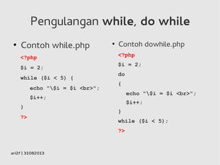 Pertemuan1 - PHP Dasar | PPT