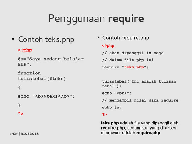 Pertemuan1 - PHP Dasar | PDF