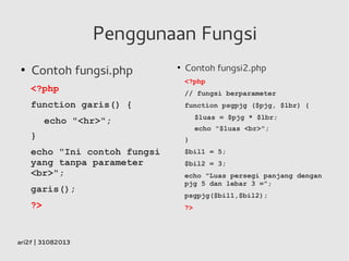 Pertemuan1 - PHP Dasar | PPT