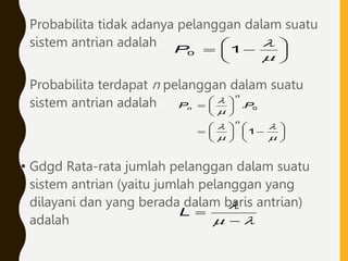 Operasional riset - analisa antrian.pptx