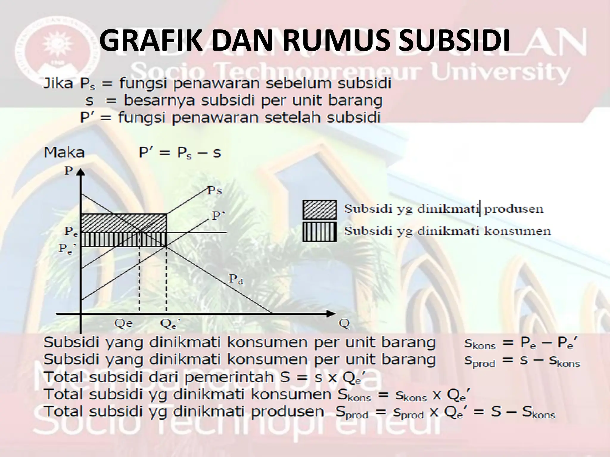 Pajak dan Subsidi dalam keseimbangan pasar | PDF