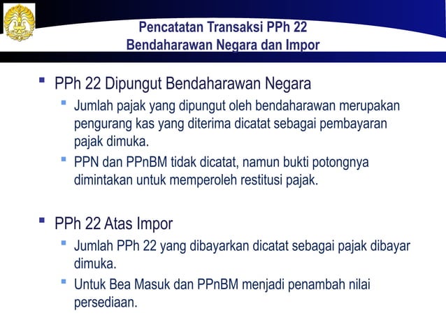 PPT PPh pasal 22 Perpajakan Dasar .pptx