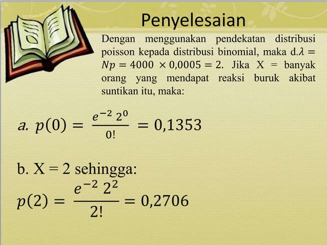 Distribusi Binomial, Poisson dan Normal ppt | PPTX