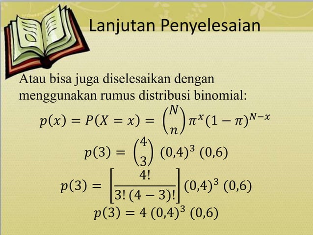 Distribusi Binomial, Poisson dan Normal ppt | PPTX