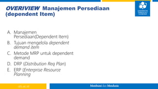 Pertemuan 10 mana. pers.perm dependen | PPT