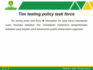 Pertemuan 10 Manajemen Fungsi Testing | PDF