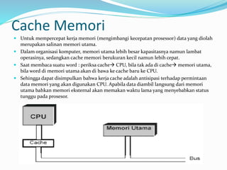 Pertemuan 10 memory | PPTX