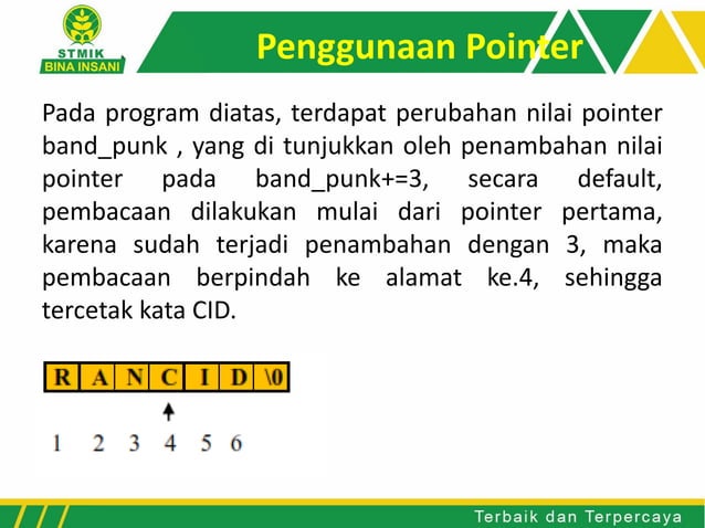 Pertemuan 10 Pointer dan Macro | PPT