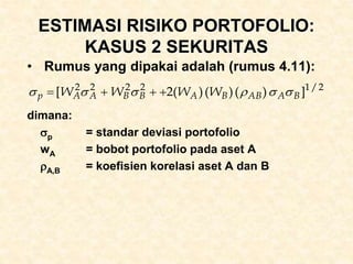 Pertemuan 10_Return dan Risiko Portofolio.ppt