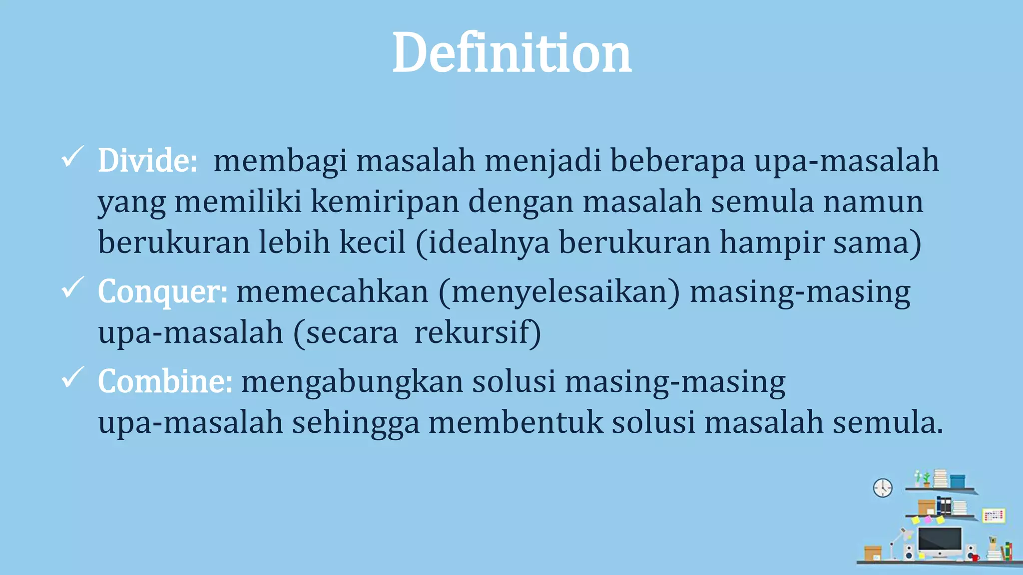 Algoritma Devide and Conquer | PPTX