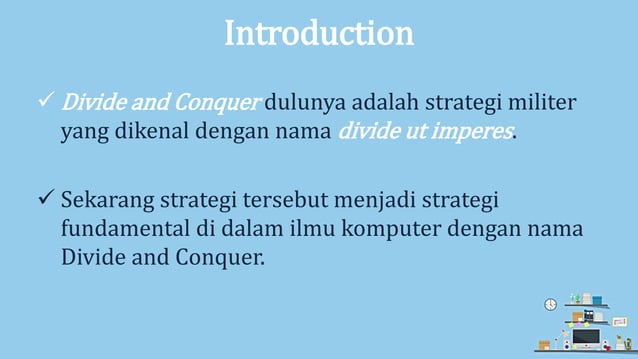 Algoritma Devide and Conquer | PPTX