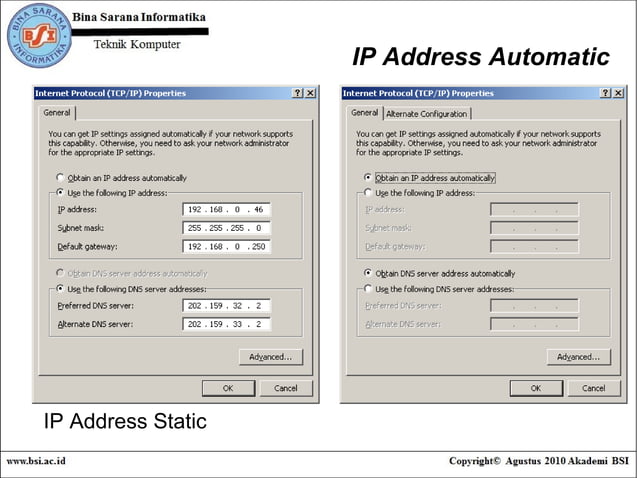 Pertemuan 11 ip address | PPT