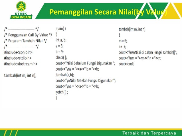 Pertemuan 11 Fungsi (Function) | PPT