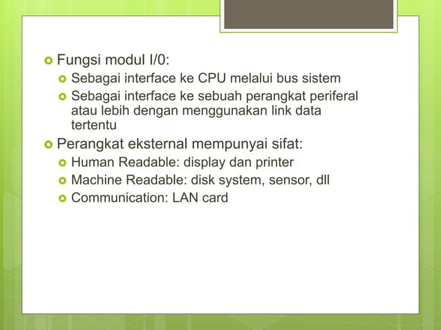Pertemuan 11 input output | PPTX