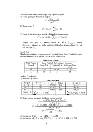 Pertemuan 11 (uji normalitas dan homogenitas) | PDF