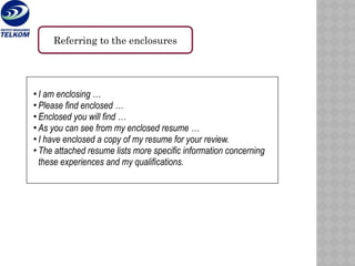 Pertemuan 12-13 HOW TO WRITE APPLICATION LETTER AND CV.pptx