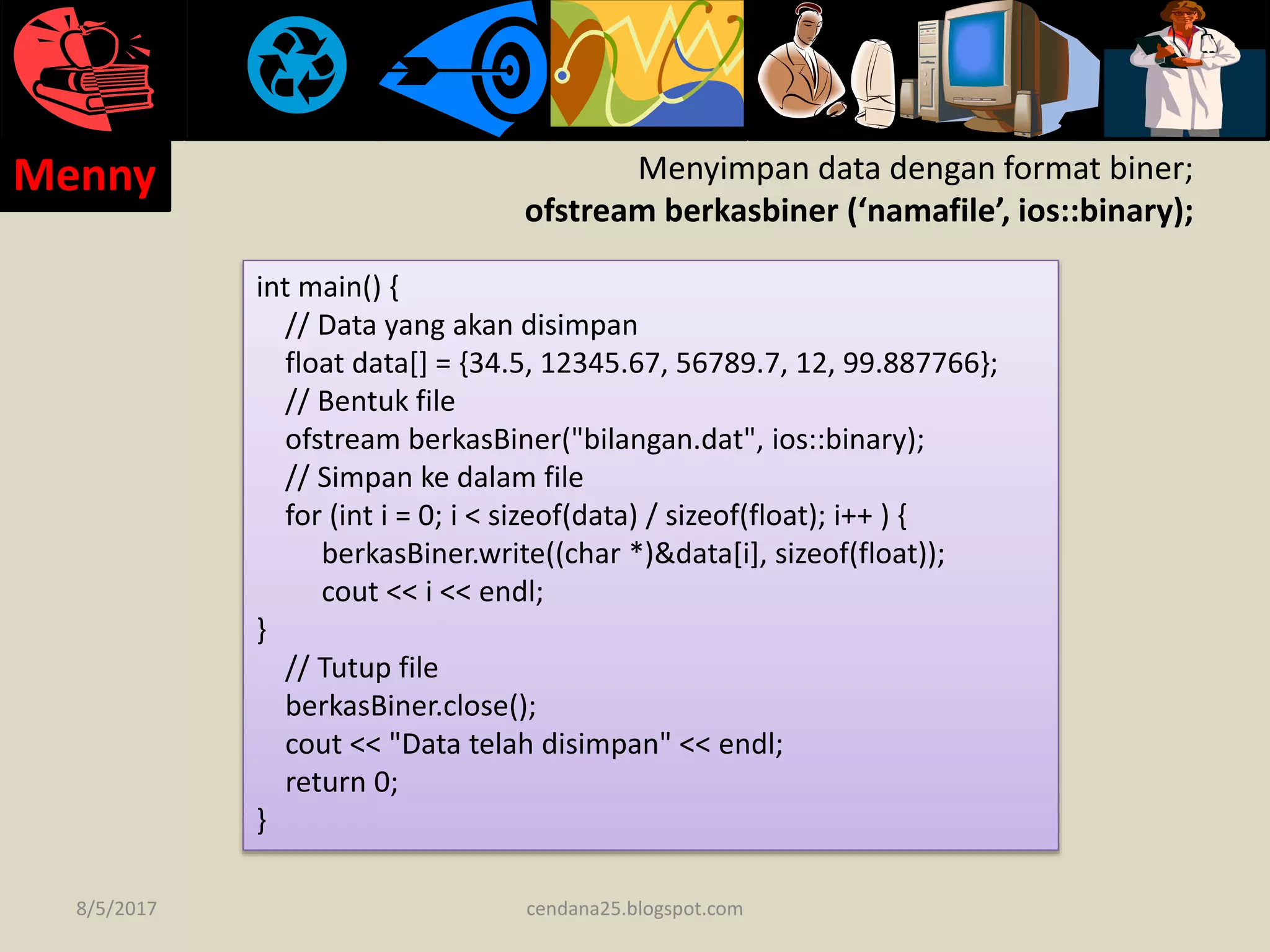 Algoritma&Pemrograman C++ Pertemuan 12 | PPTX