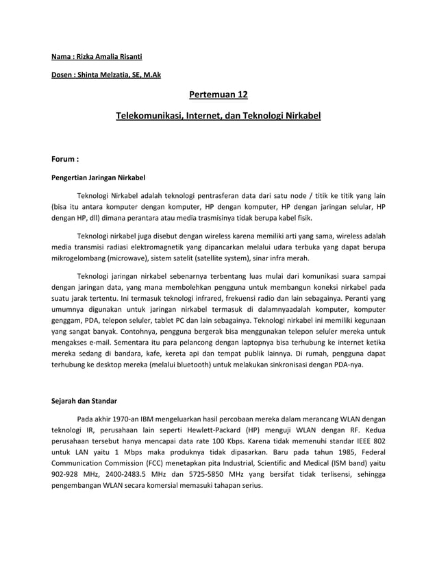 Pertemuan 12 Rizka Amalia Risanti | PDF