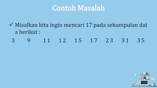 Algoritma Divide and Conquer (Sorting & Searching) | PPT