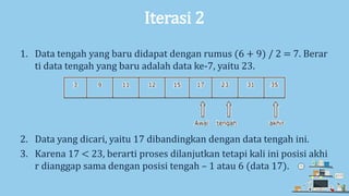 Algoritma Divide and Conquer (Sorting & Searching) | PPT