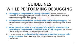 Debugging | PPTX