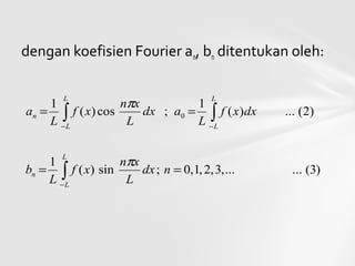 Pertemuan 12 deret fourier | PPT