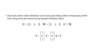 Analisis Numerik berbagai perhitungan Matriks | PPTX
