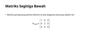 Analisis Numerik berbagai perhitungan Matriks | PPTX