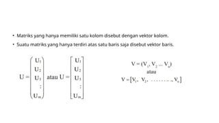 Analisis Numerik berbagai perhitungan Matriks | PPTX