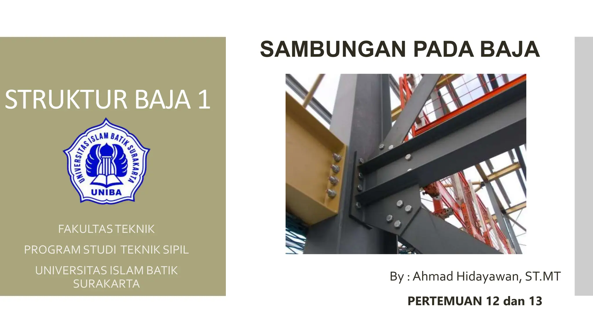 macam macam sambungan pada struktur baja.pptx