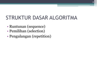 Pertemuan 12 dasar dasar pemograman | PPT