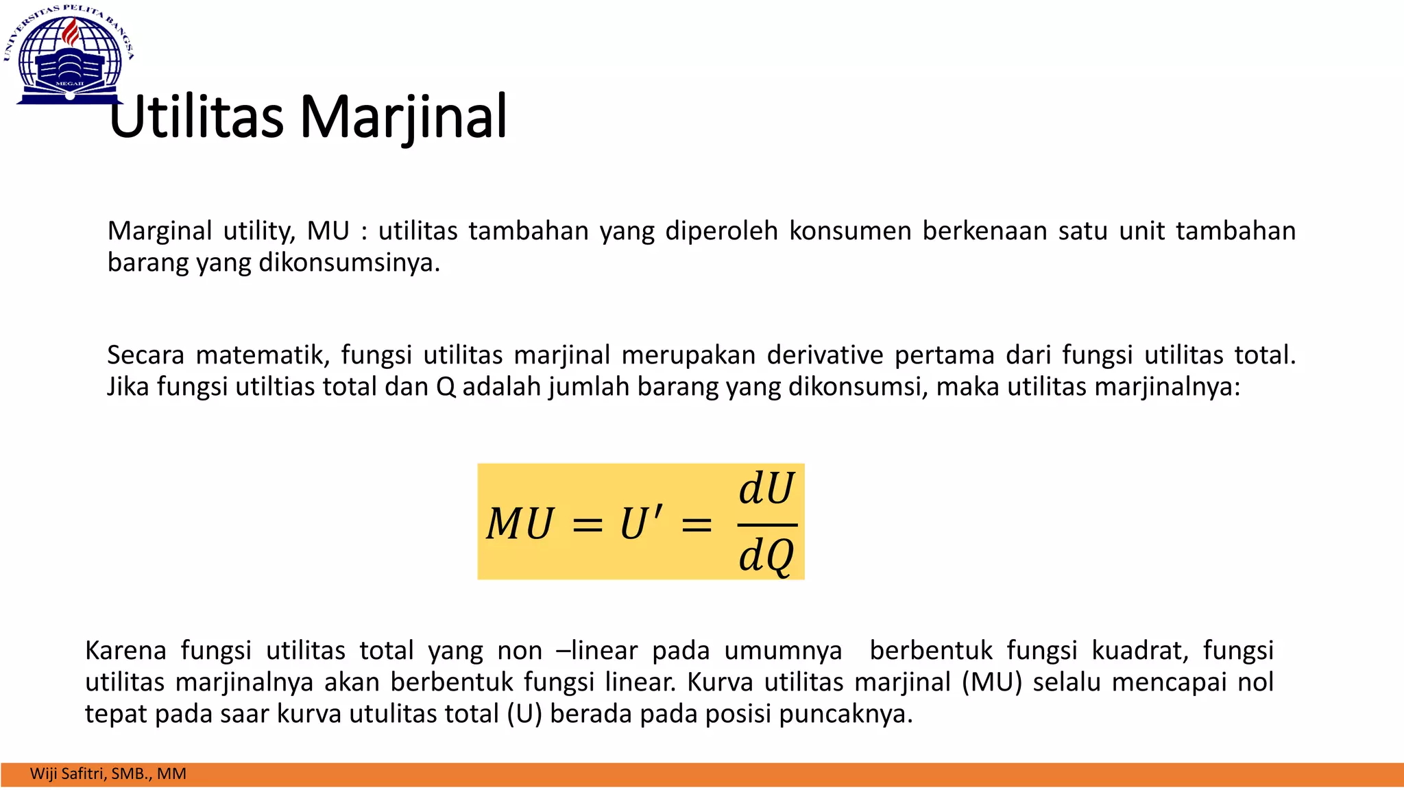 Pertemuan 12 differensial penerapan dalam bidang ekonomi | PDF