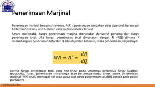 Pertemuan 12 differensial penerapan dalam bidang ekonomi | PDF