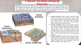 Pertemuan 12 dinamika litosfer | PPTX