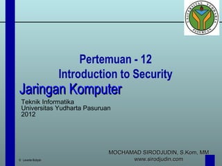 introduction to security | PPT
