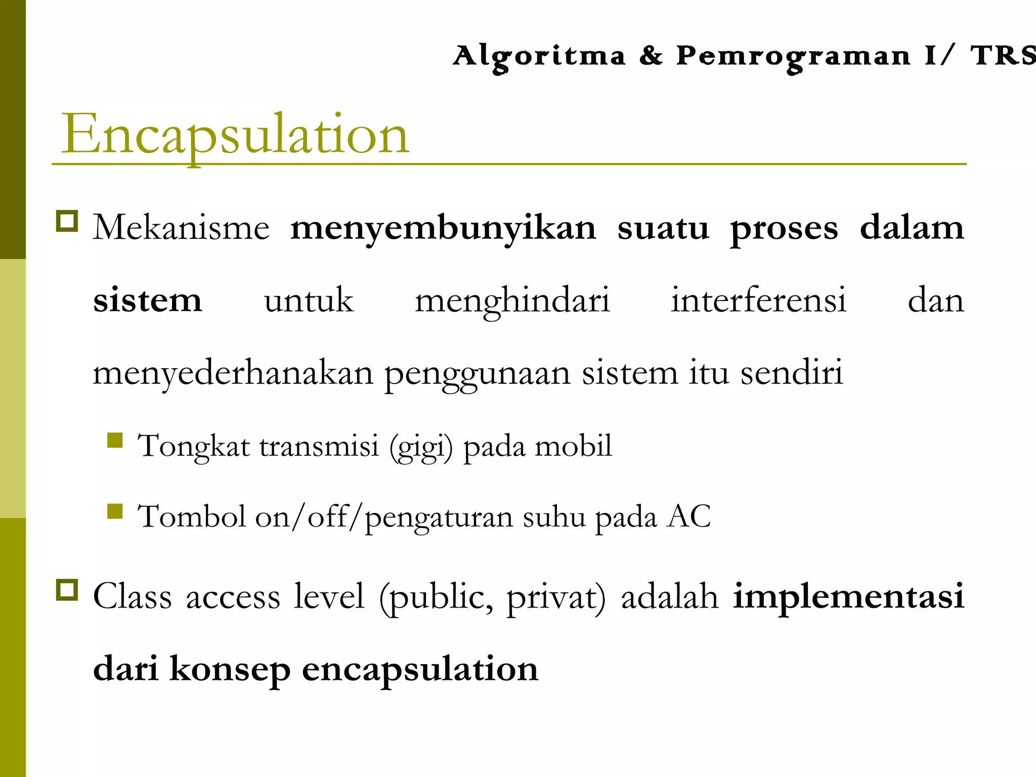 Pertemuan 13 : Algoritma & Pemrograman | PPT
