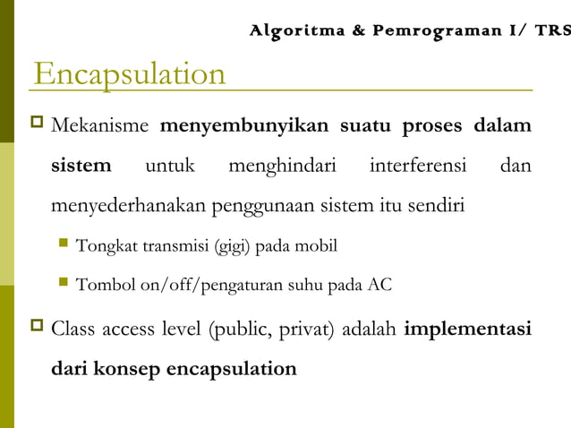 Pertemuan 13 : Algoritma & Pemrograman | PPT