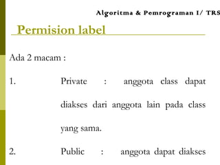 Pertemuan 13 : Algoritma & Pemrograman | PPT