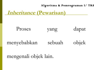 Pertemuan 13 : Algoritma & Pemrograman | PPT