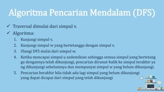 Algoritma Traversal dalam Graf | PPTX