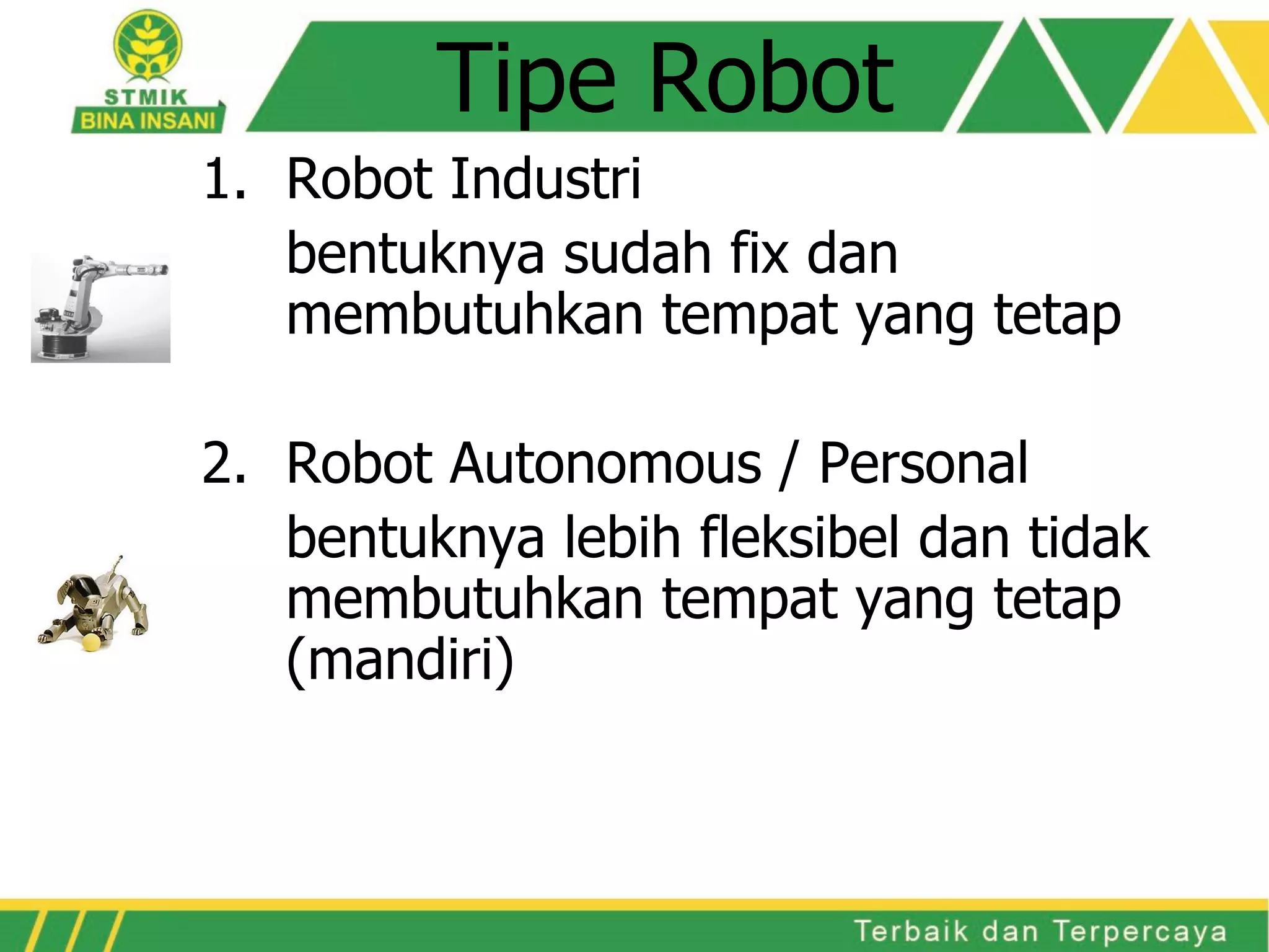 Pertemuan 13 Robotic | PDF