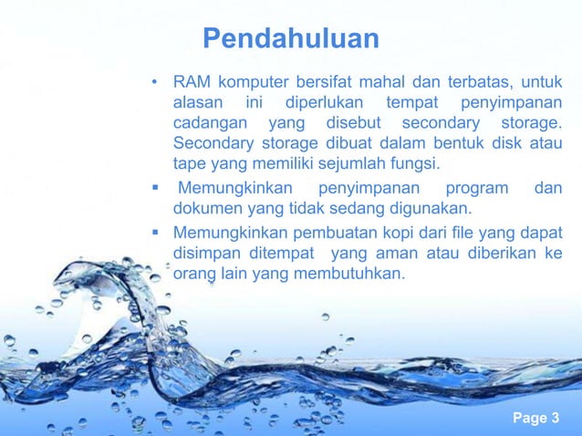 Pertemuan 13 cara penyimpanan data | PPTX