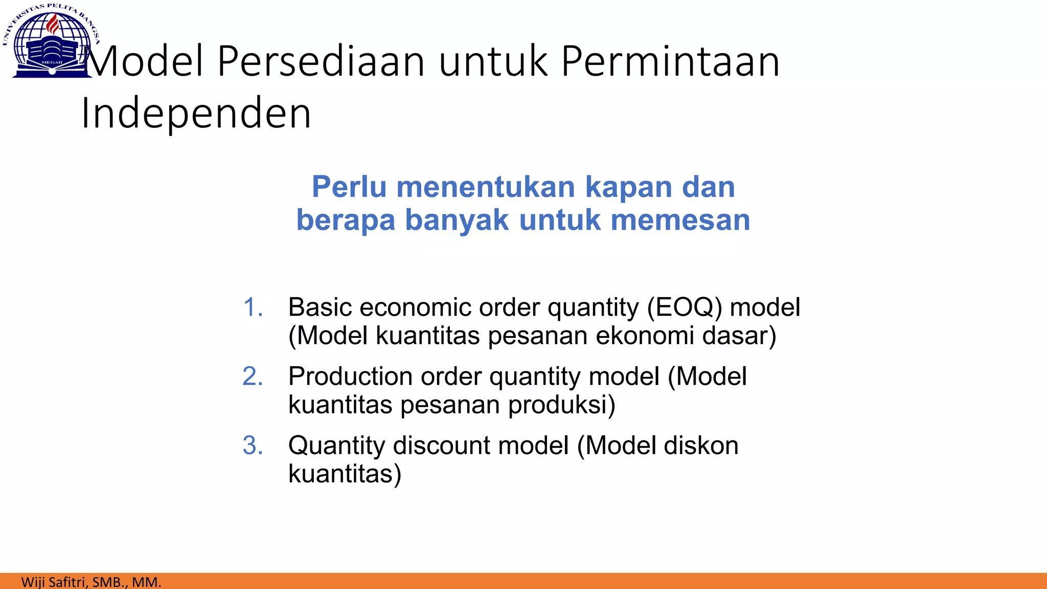 Pertemuan 13 inventory management | PDF