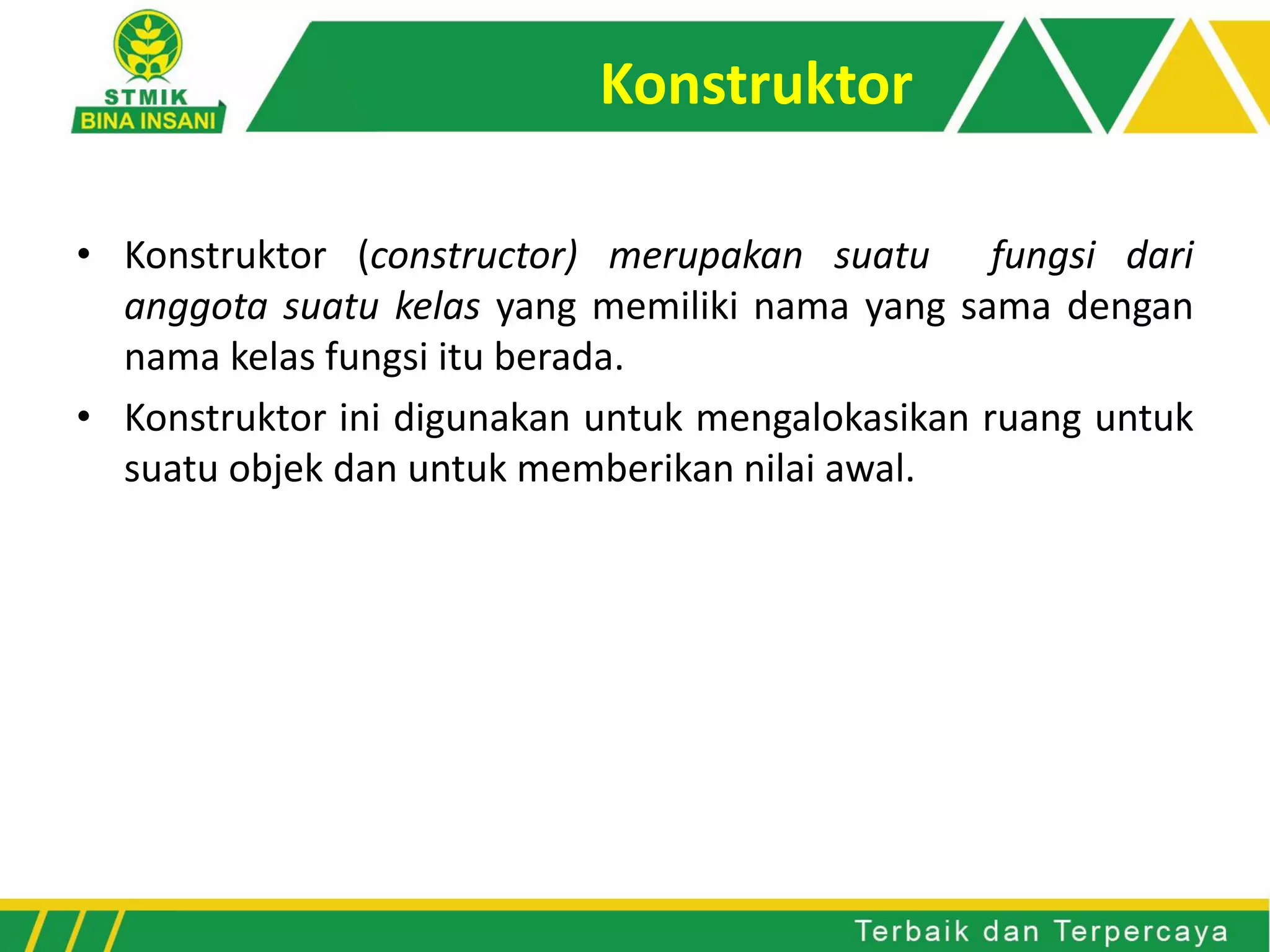 Pertemuan 13 Object Oriented Program Oop Pdf 1297