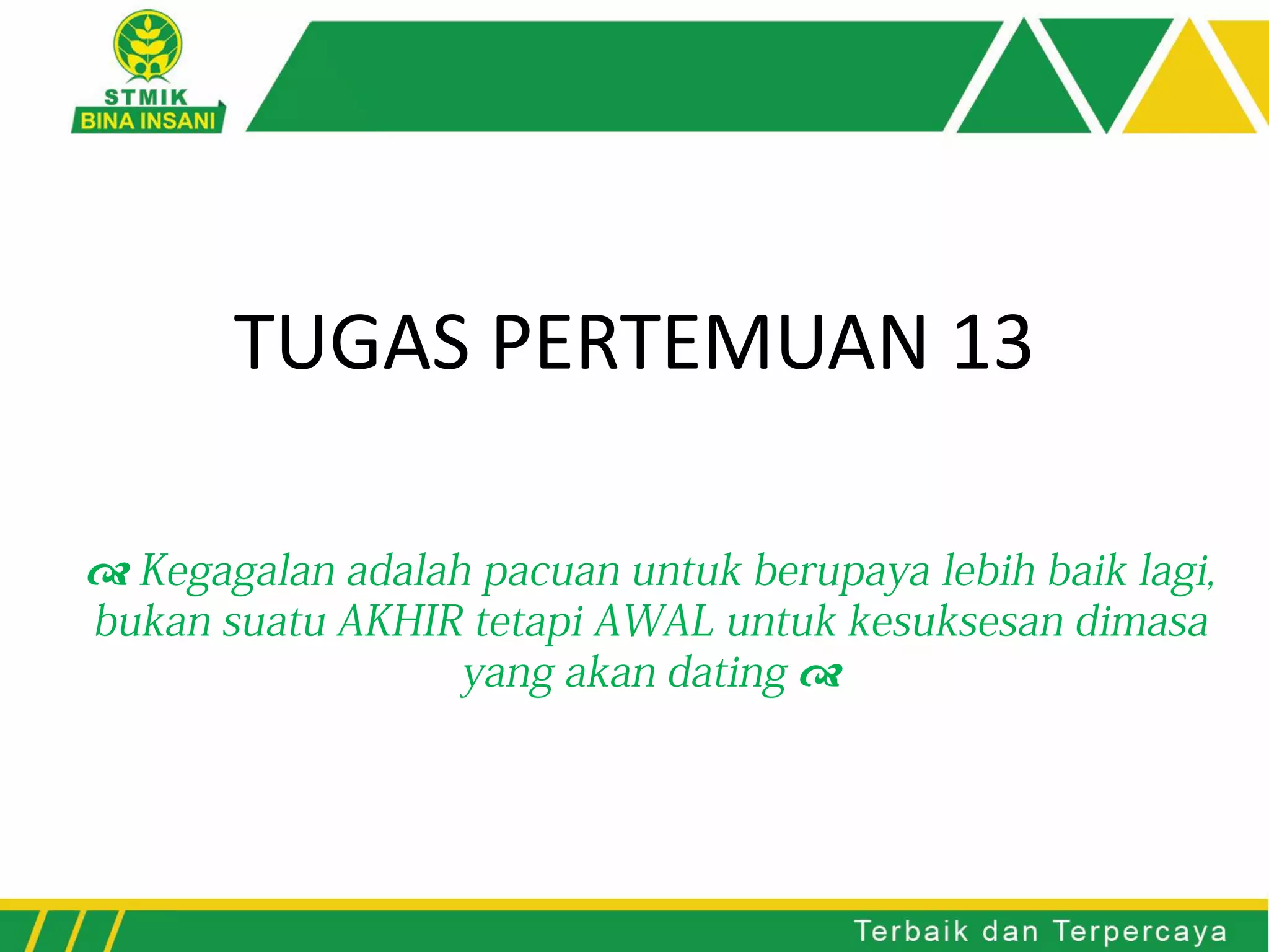 Pertemuan 13 Object Oriented Program Oop Ppt