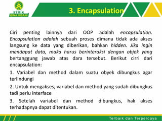 Pertemuan 13 Object Oriented Program (OOP) | PDF