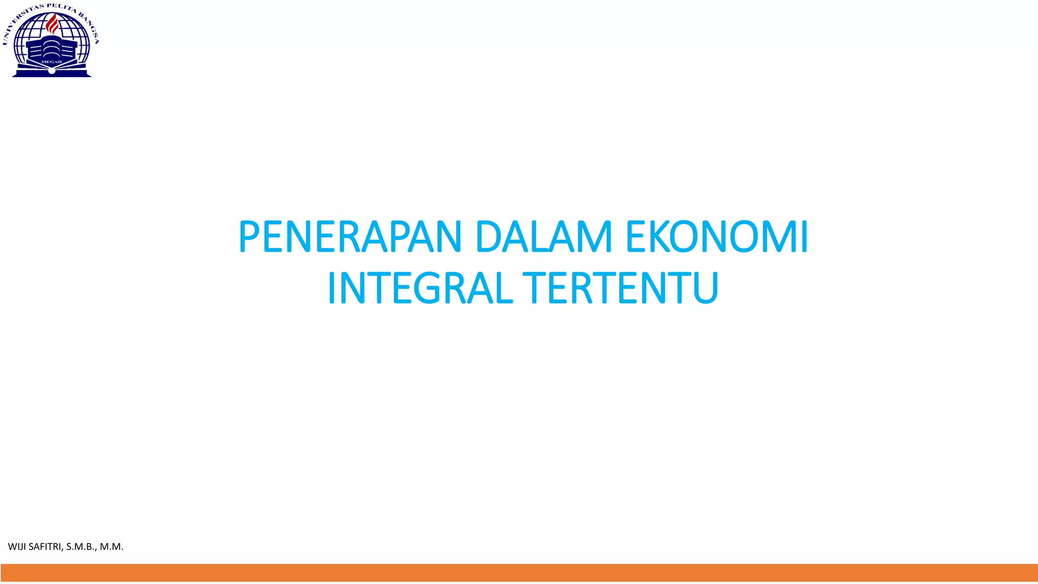 Pertemuan 13 penerapan integral | PDF