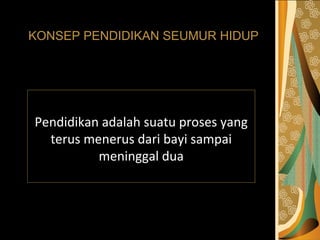 Pendidikan Seumur Hidup | PPT