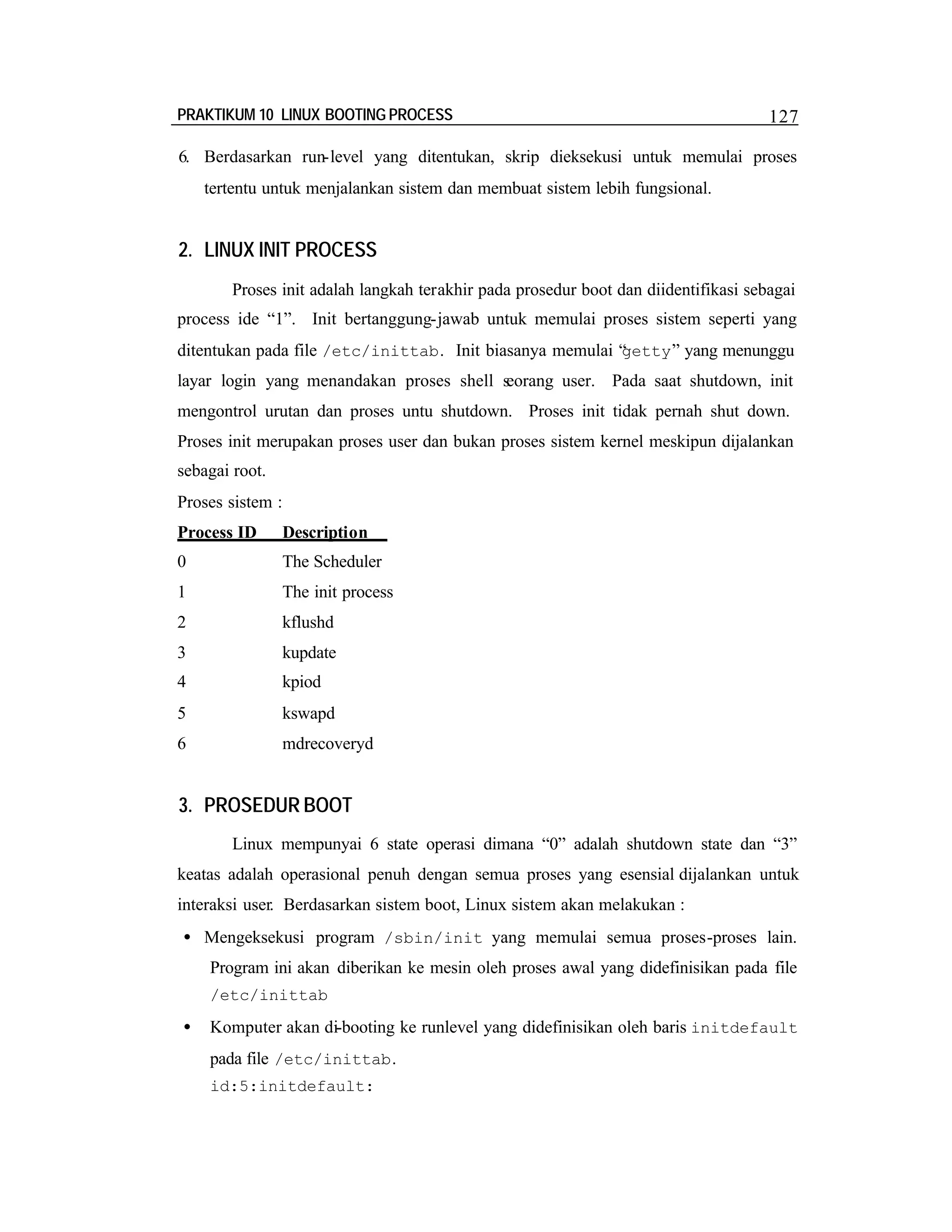 Pertemuan14 linux booting proses | PDF | Free Download