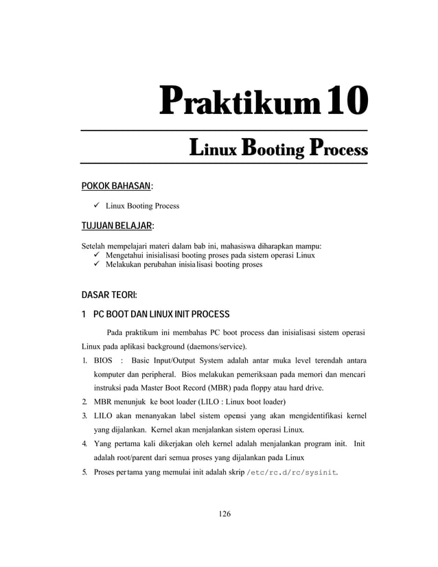Pertemuan14 linux booting proses | PDF | Free Download